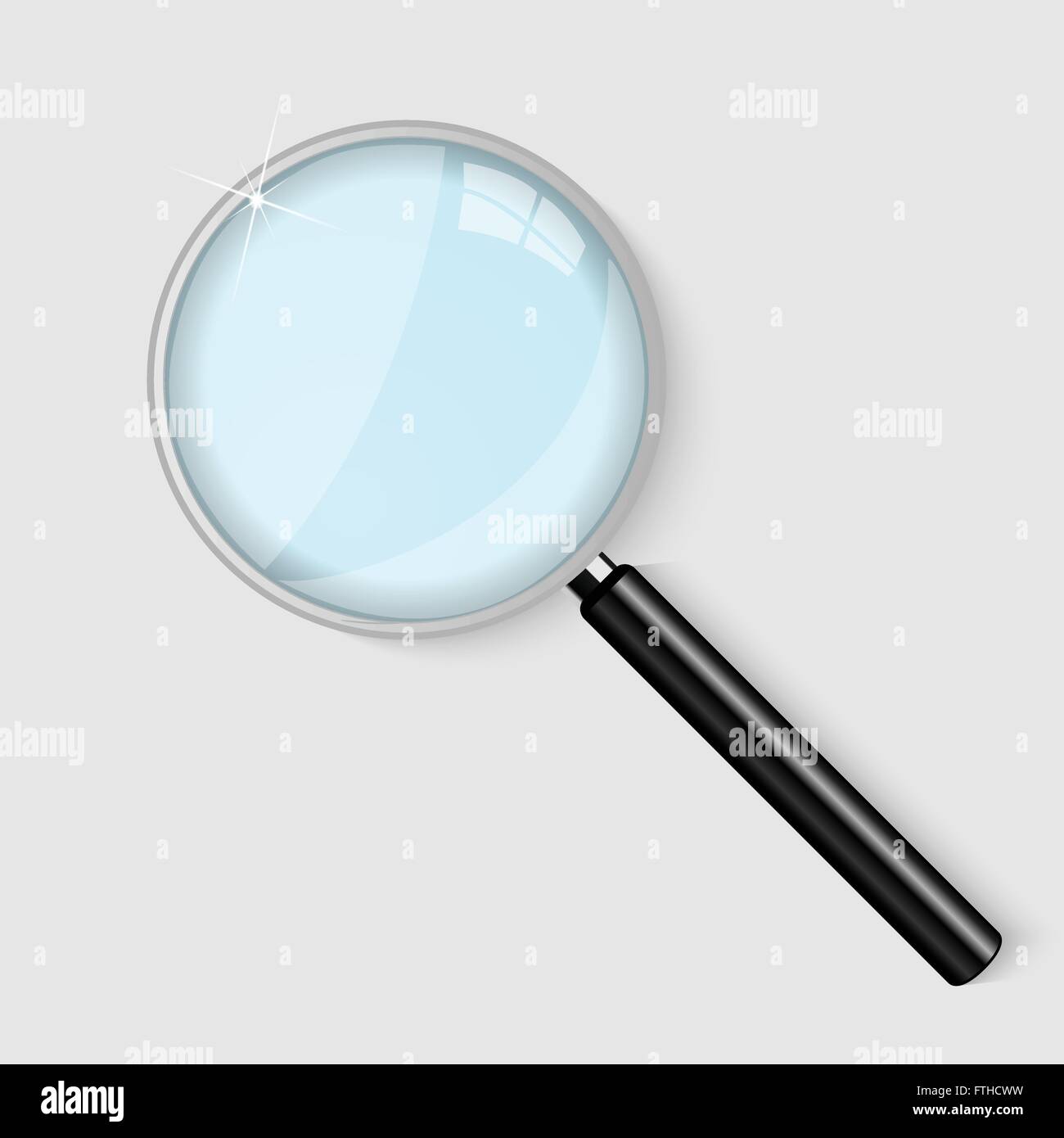 Magnifying glass vector illustration Stock Vector Image & Art - Alamy