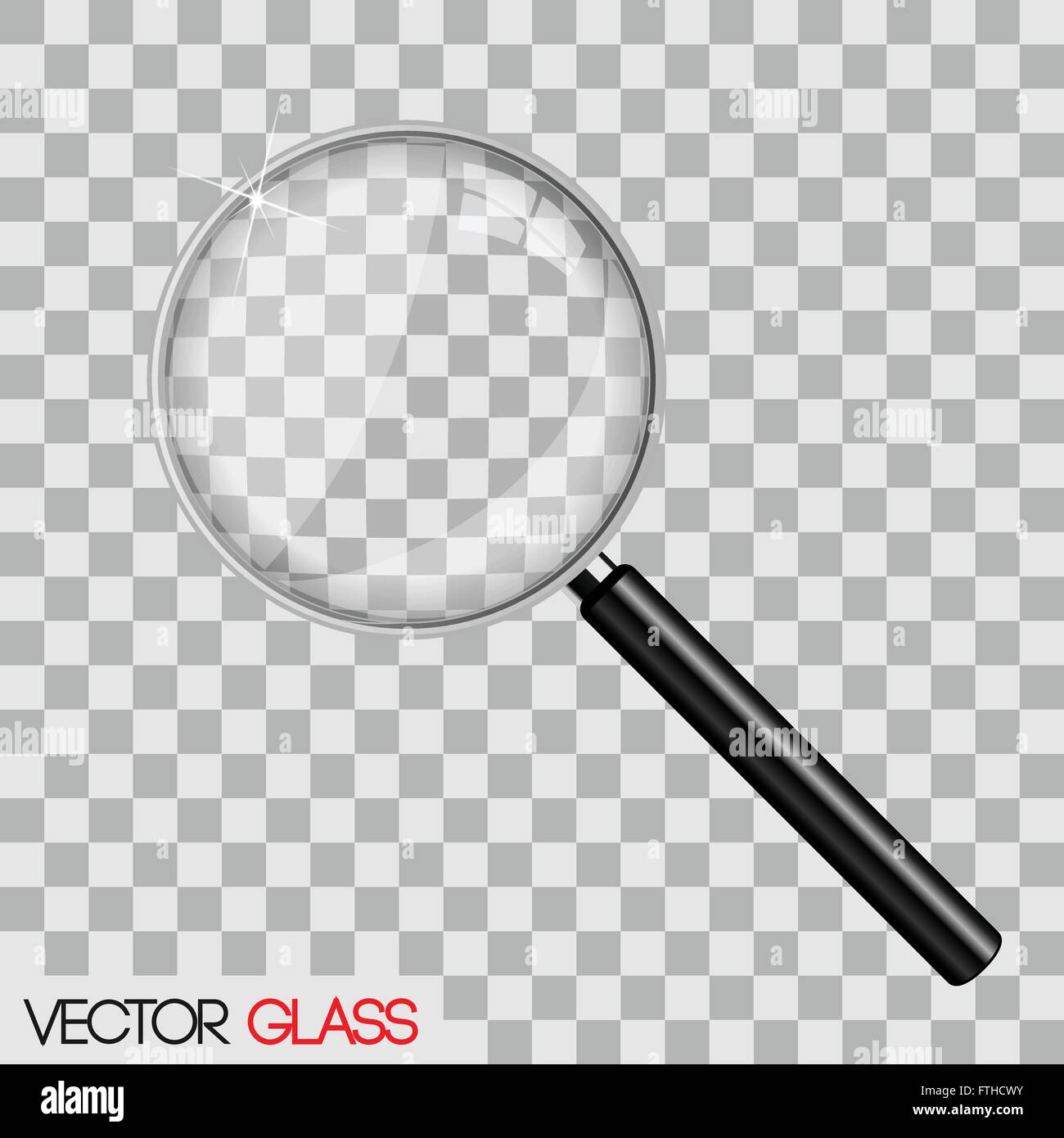 Magnifying glass vector illustration Stock Vector Image & Art - Alamy