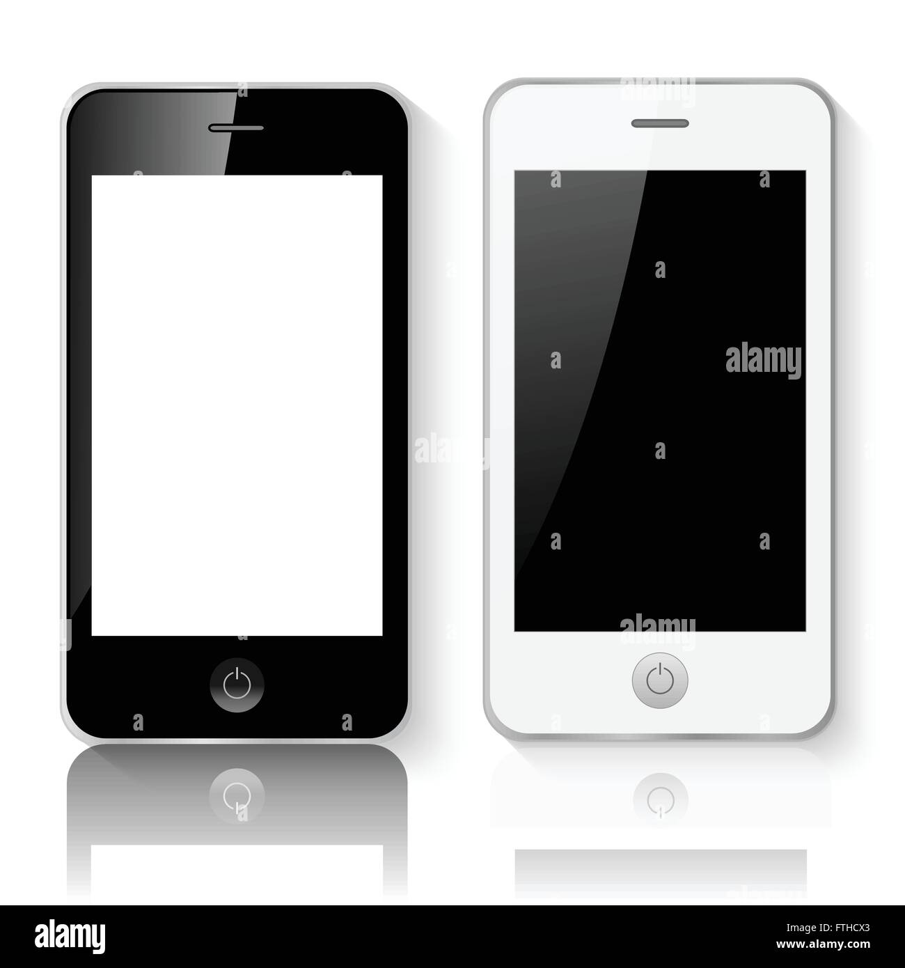 Mobile Smartphones Vector Illustration Stock Vector Image & Art - Alamy