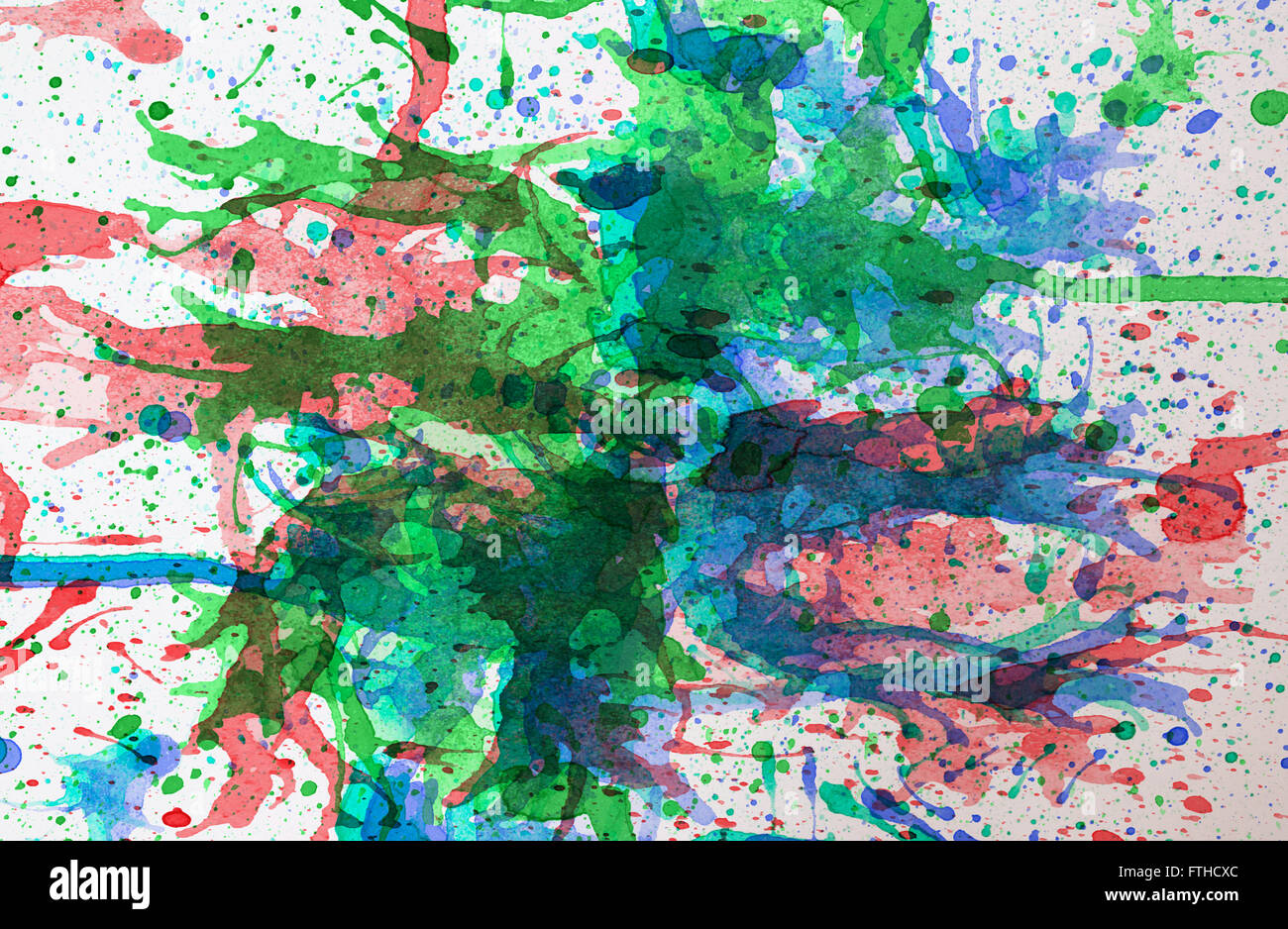 abstract multicolor from watercolor splash background Stock Photo - Alamy