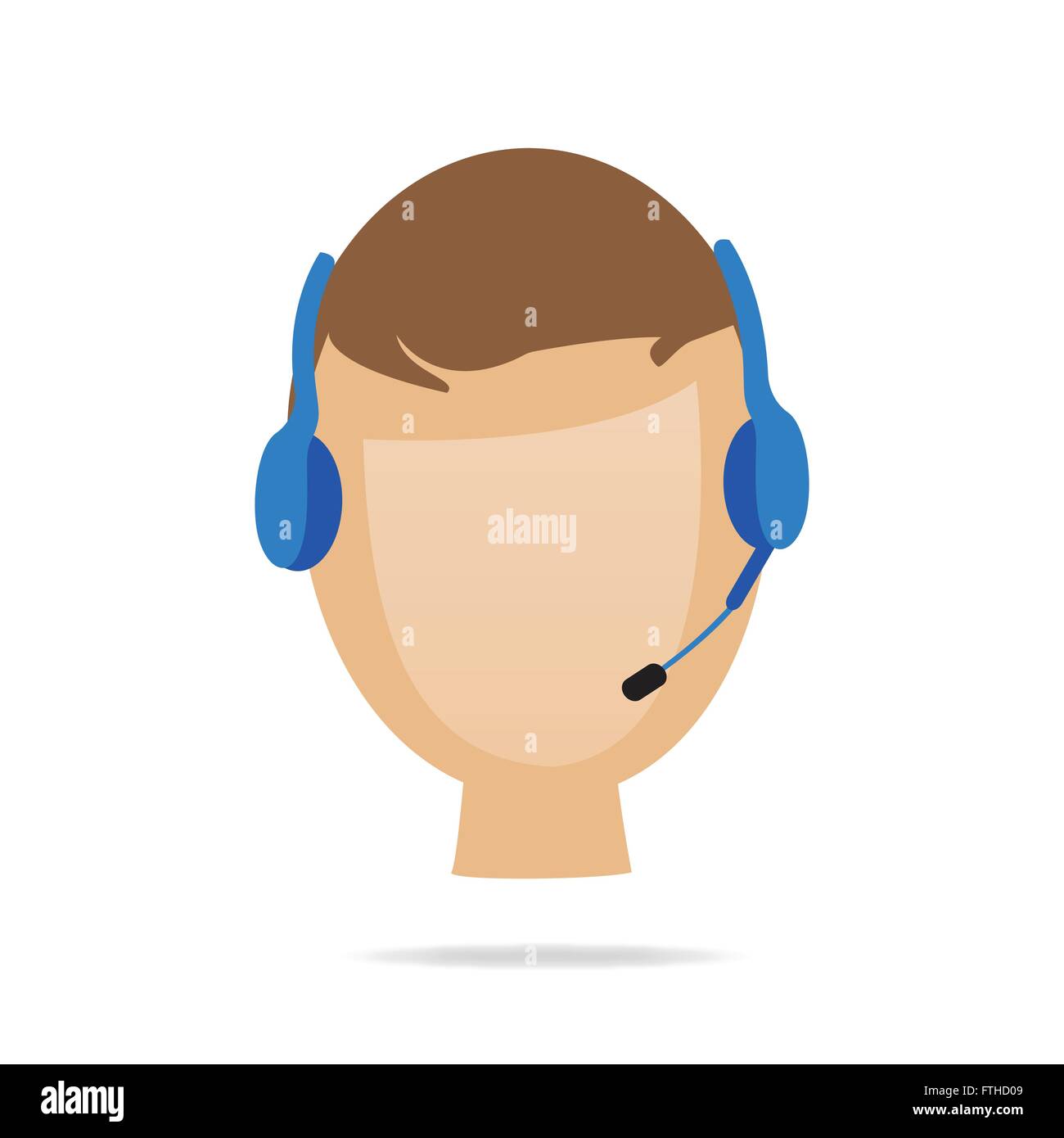 Secretary customer support center Stock Vector Images - Alamy