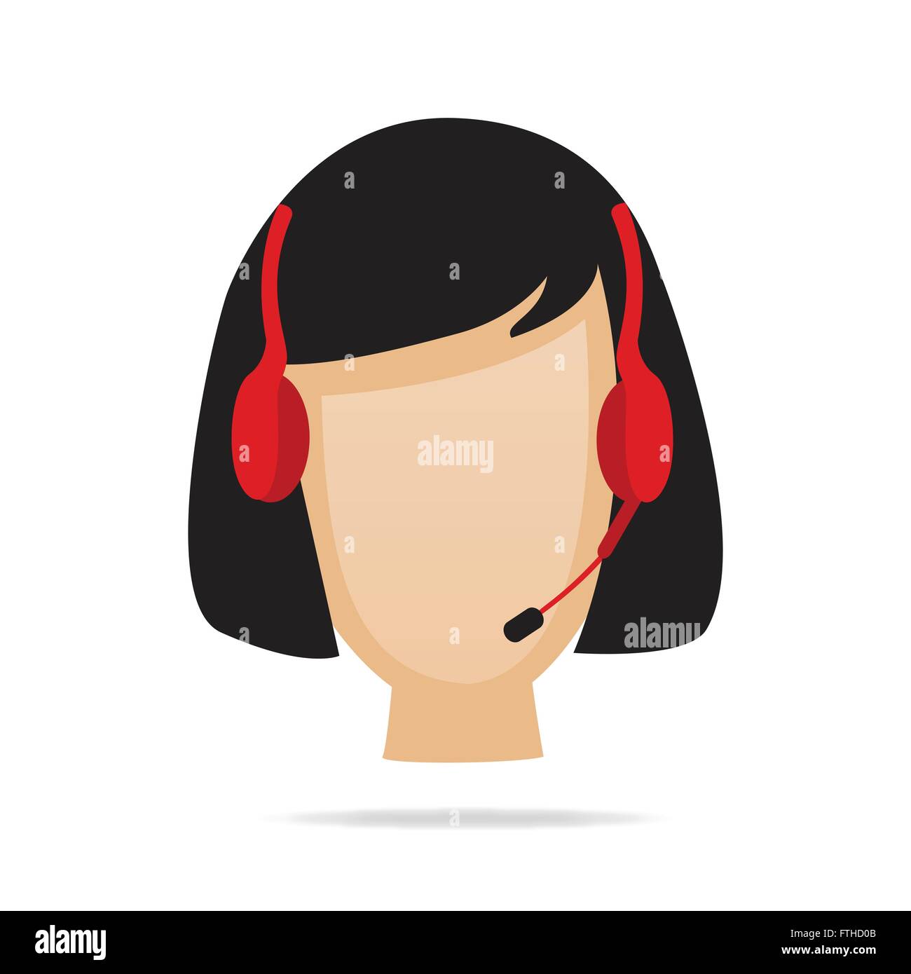 Telemarketing customer support business Cut Out Stock Images & Pictures ...