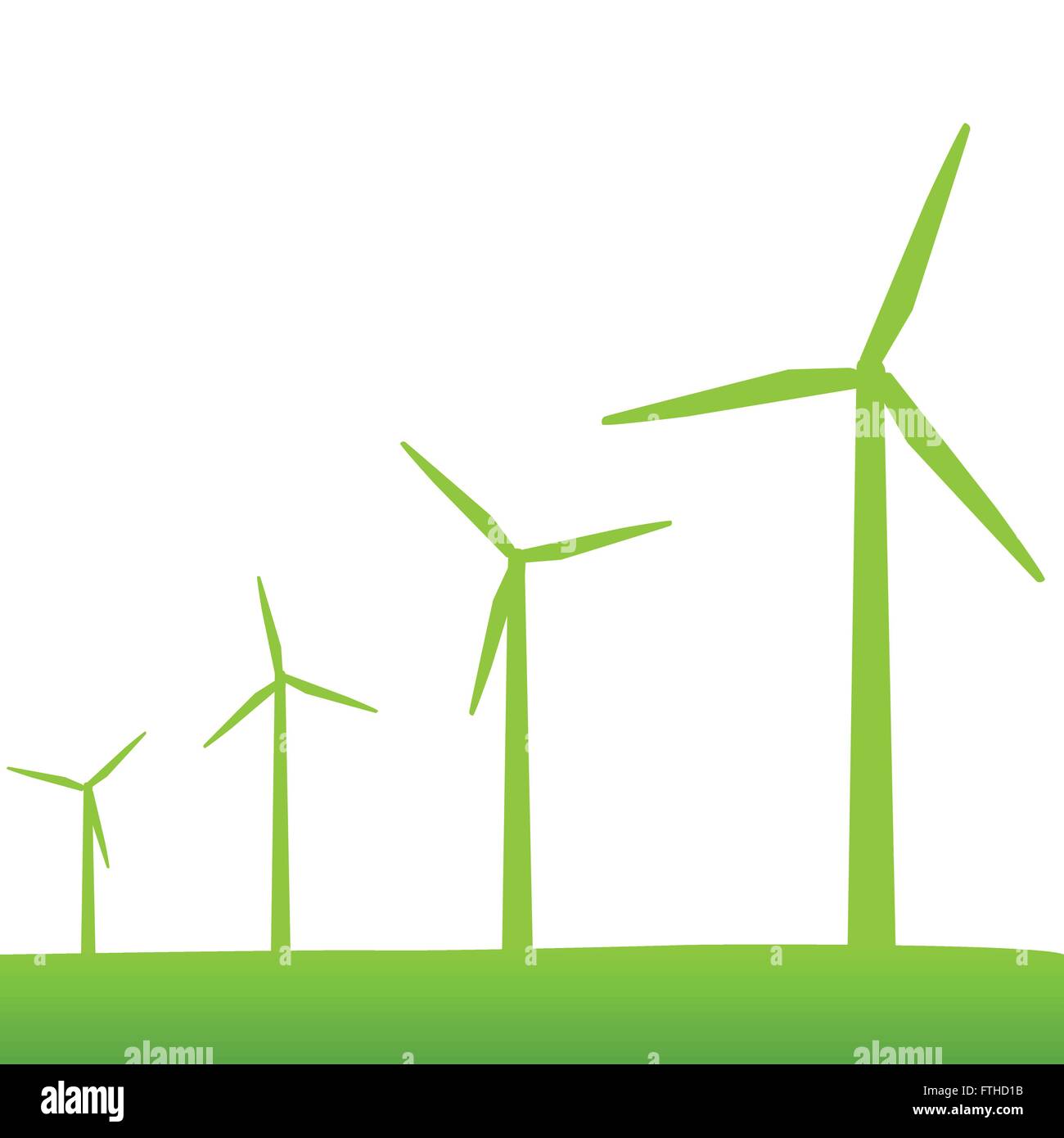 Wind turbine vector vectors hi-res stock photography and images - Alamy
