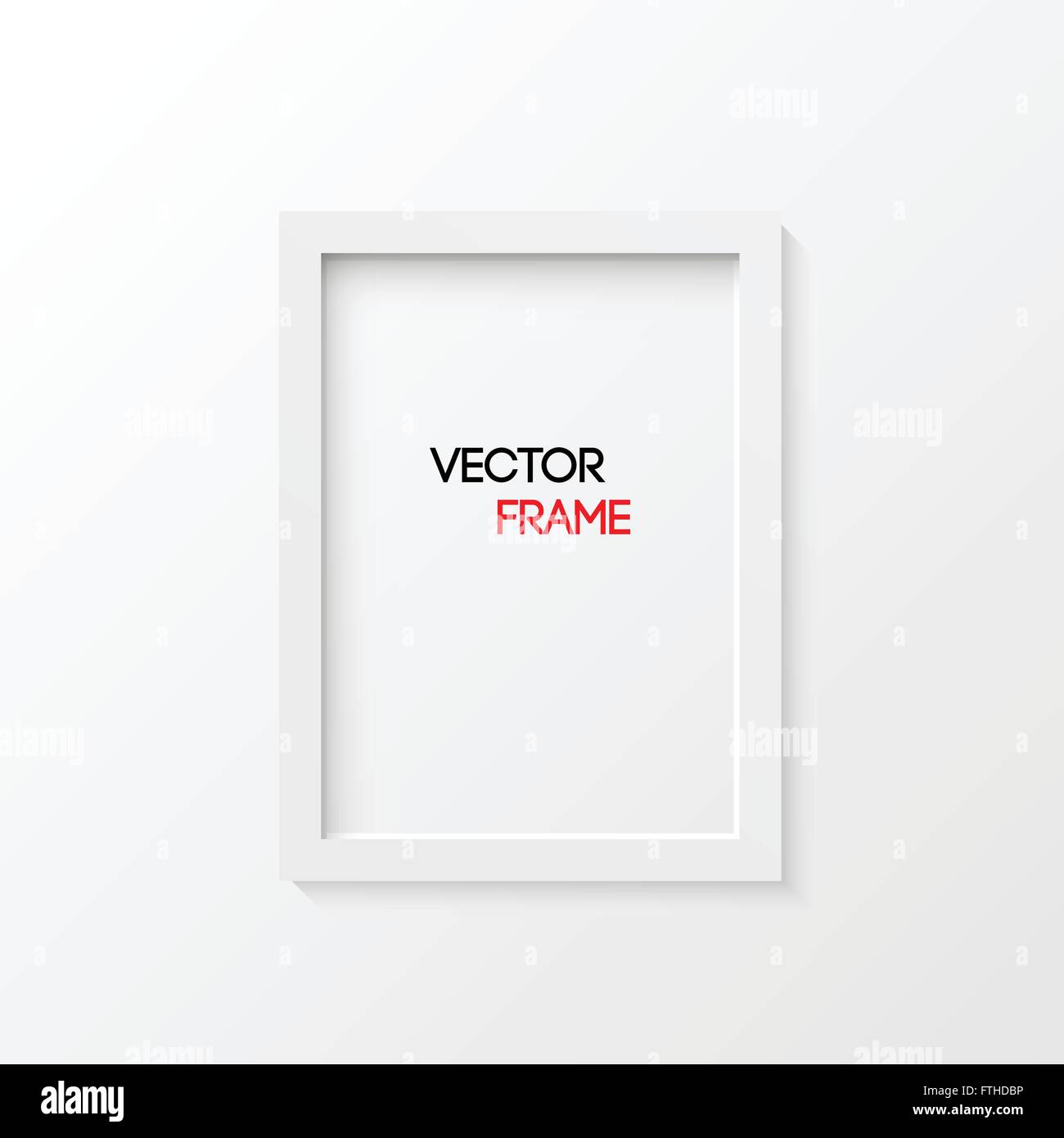 White frame vector hi-res stock photography and images - Alamy