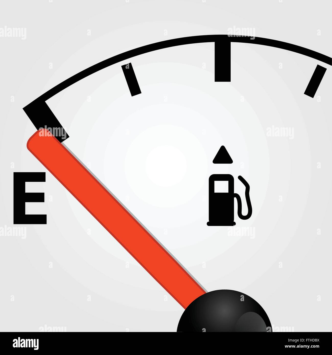 White Gas Gauge Closeup Illustration Stock Vector Image & Art - Alamy