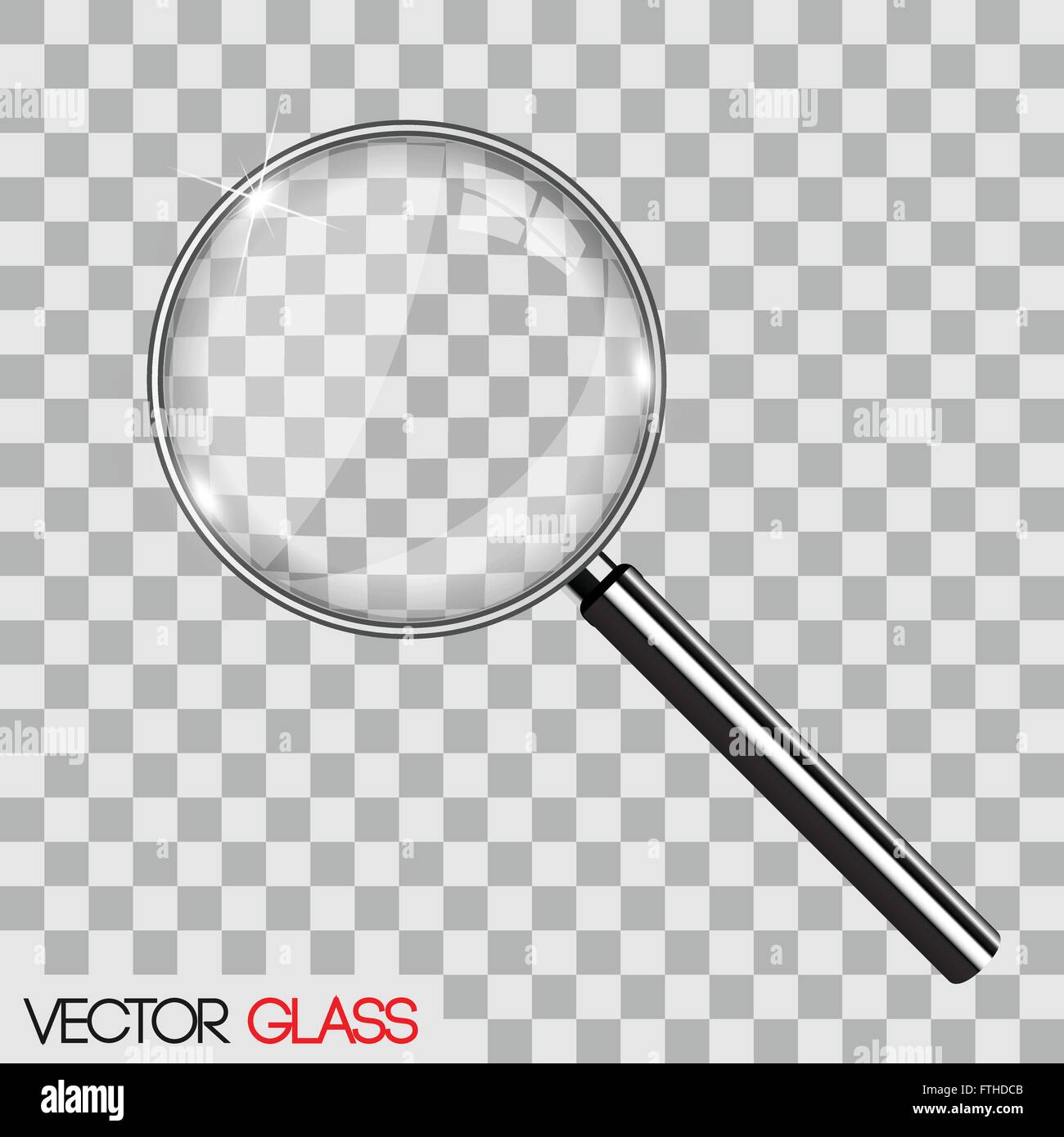 Magnifying glass vector illustration Stock Vector Image & Art - Alamy