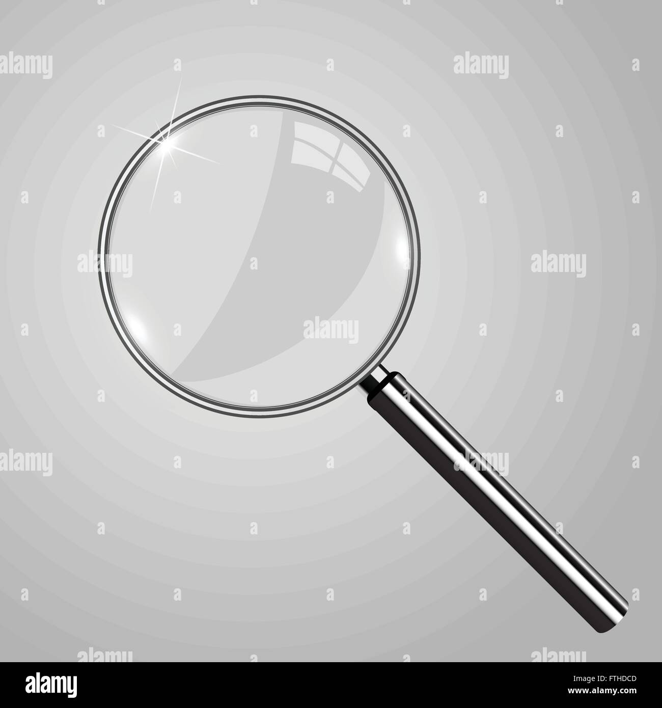 Magnifying glass illustration hi-res stock photography and images - Alamy