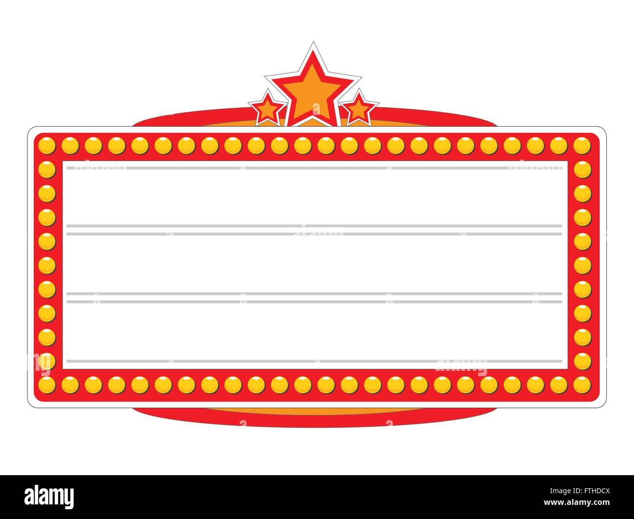 Billboard sign isolated on white Stock Vector Image & Art - Alamy