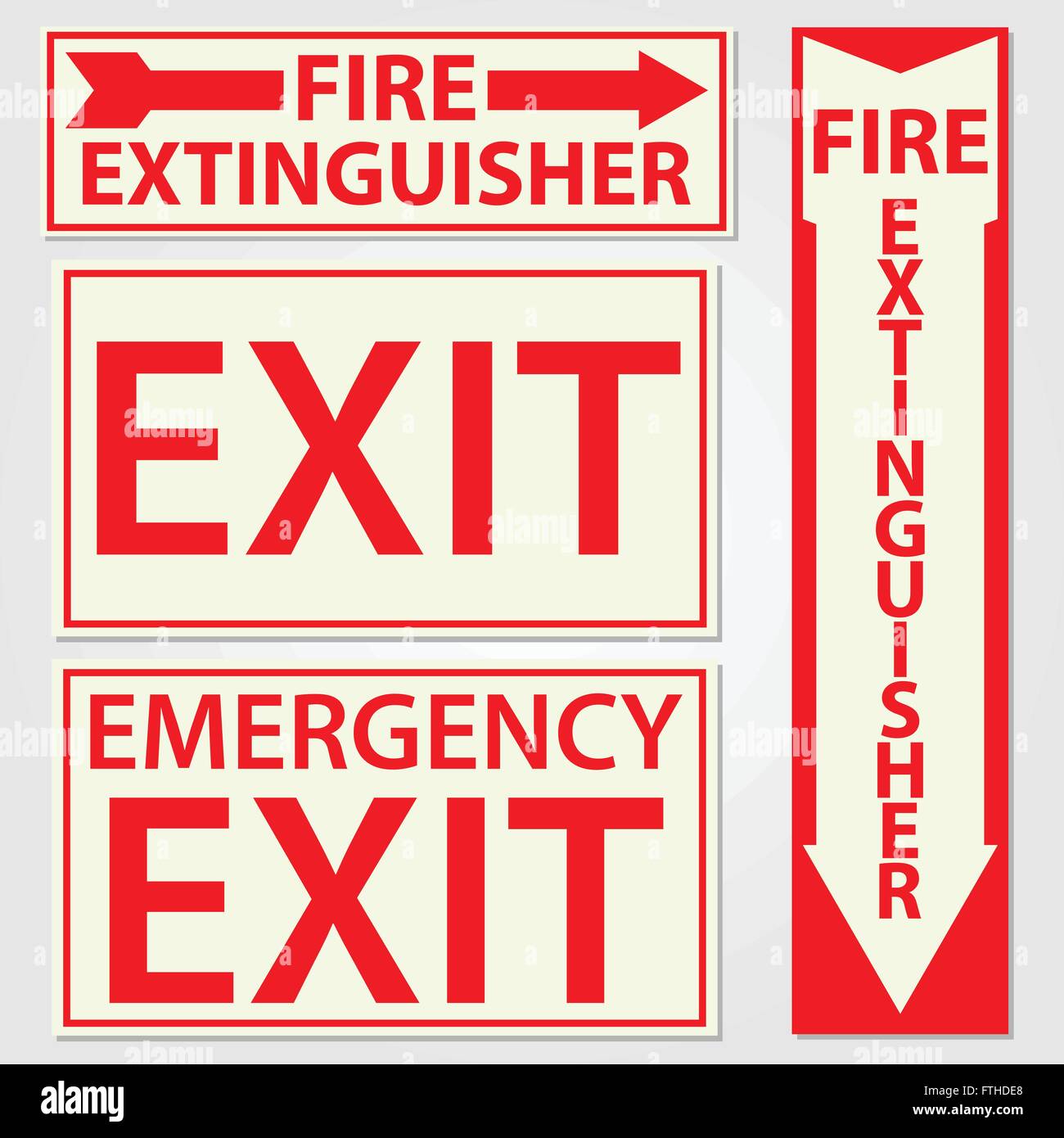 Fire safety signs hi-res stock photography and images - Alamy