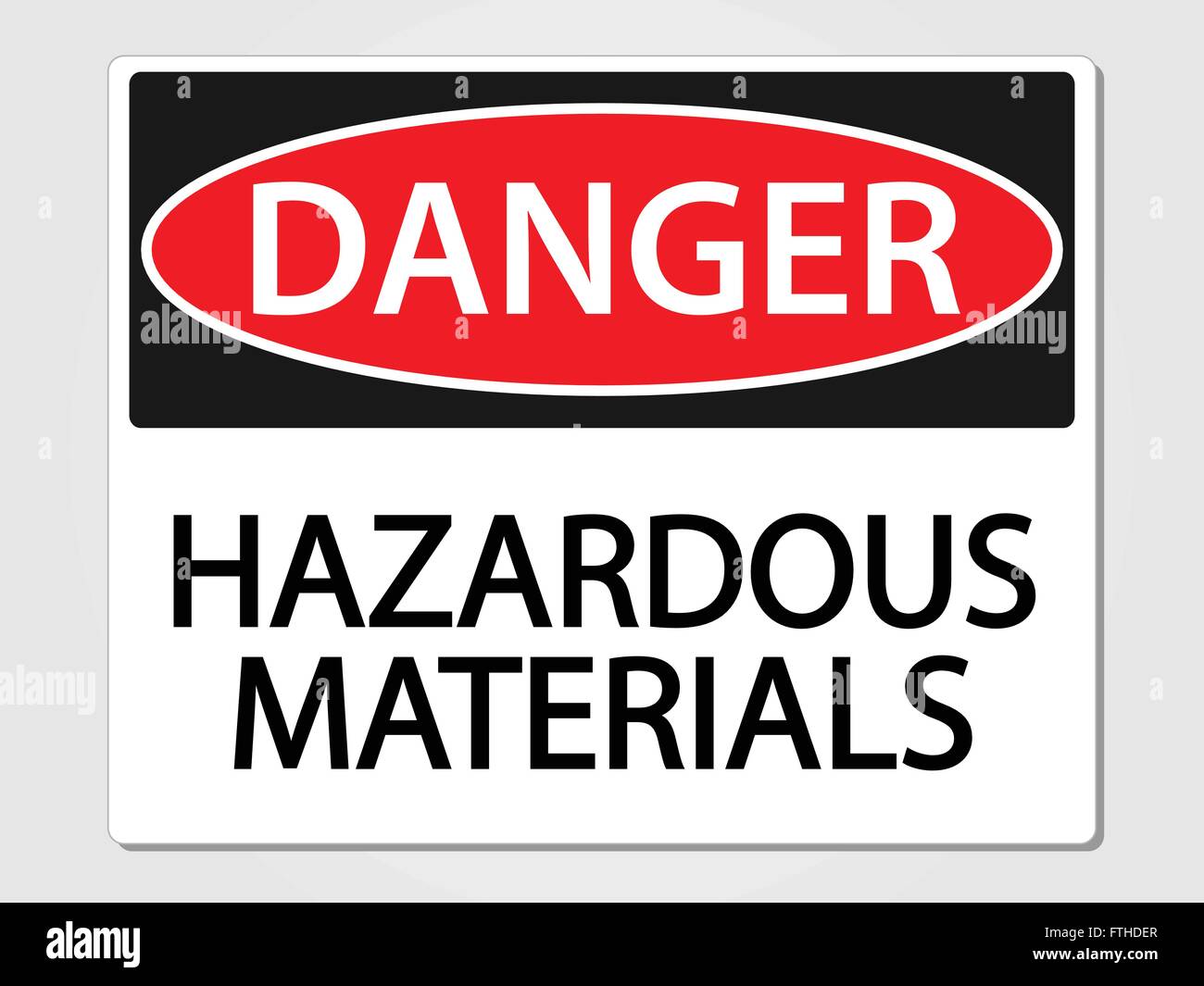Hazardous materials vector sign Stock Vector Image & Art - Alamy