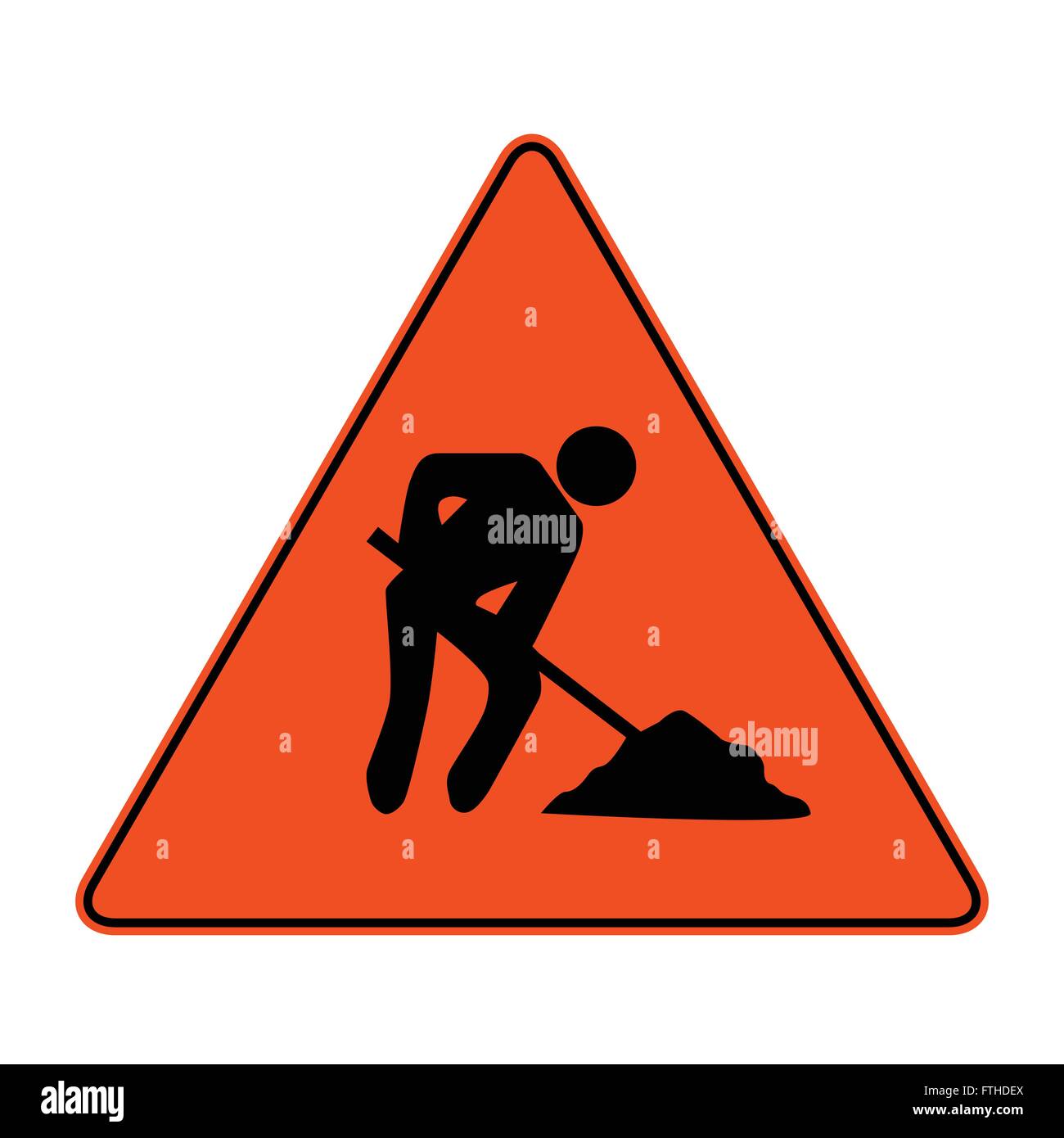 Men at work sign Stock Vector Images - Alamy