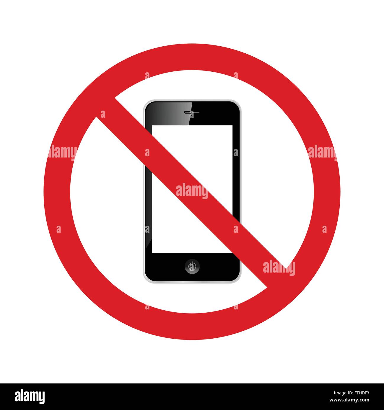 No cell phones allowed illustration Stock Vector Image & Art - Alamy
