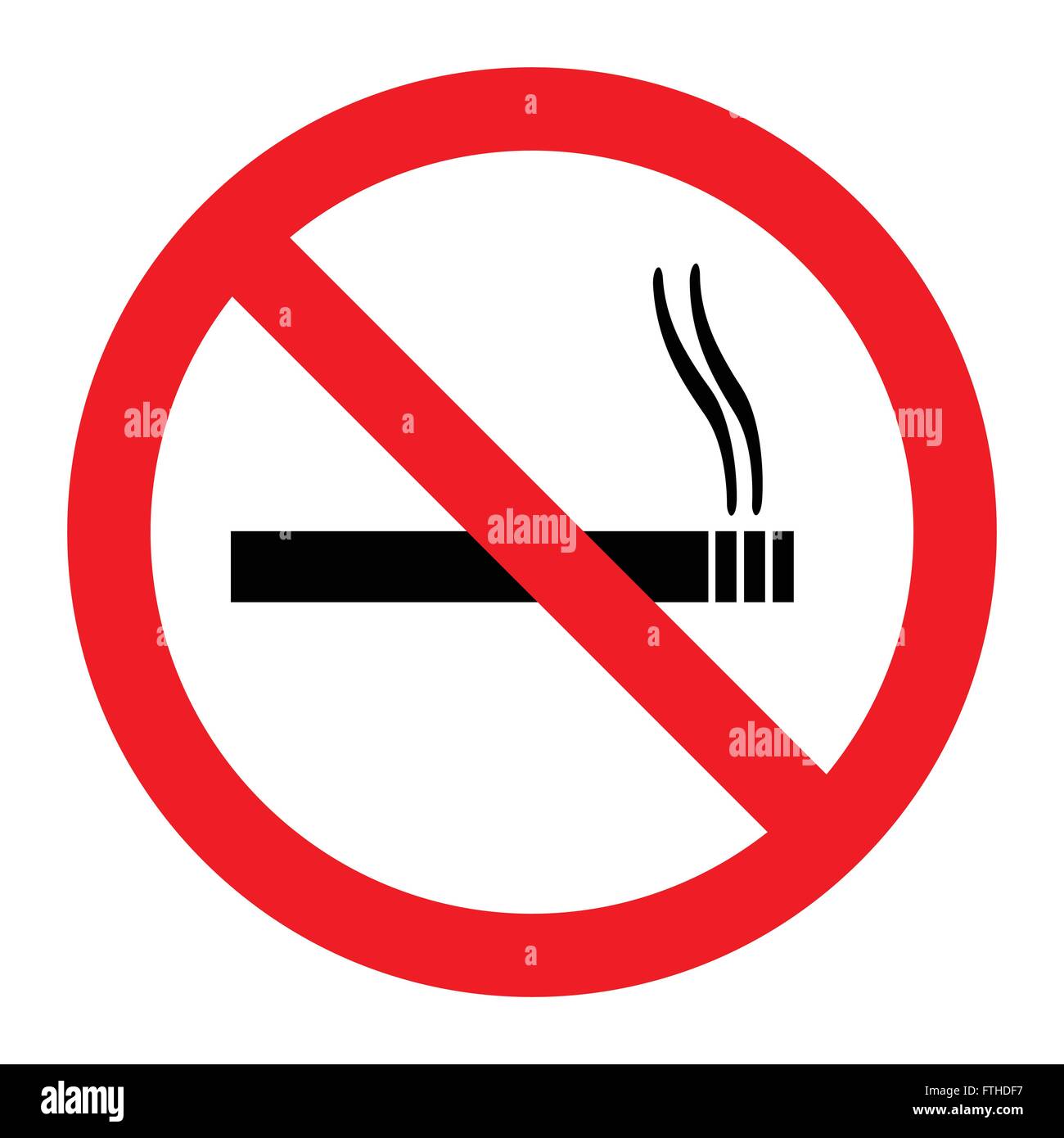 No smoking sign pub Stock Vector Images - Alamy