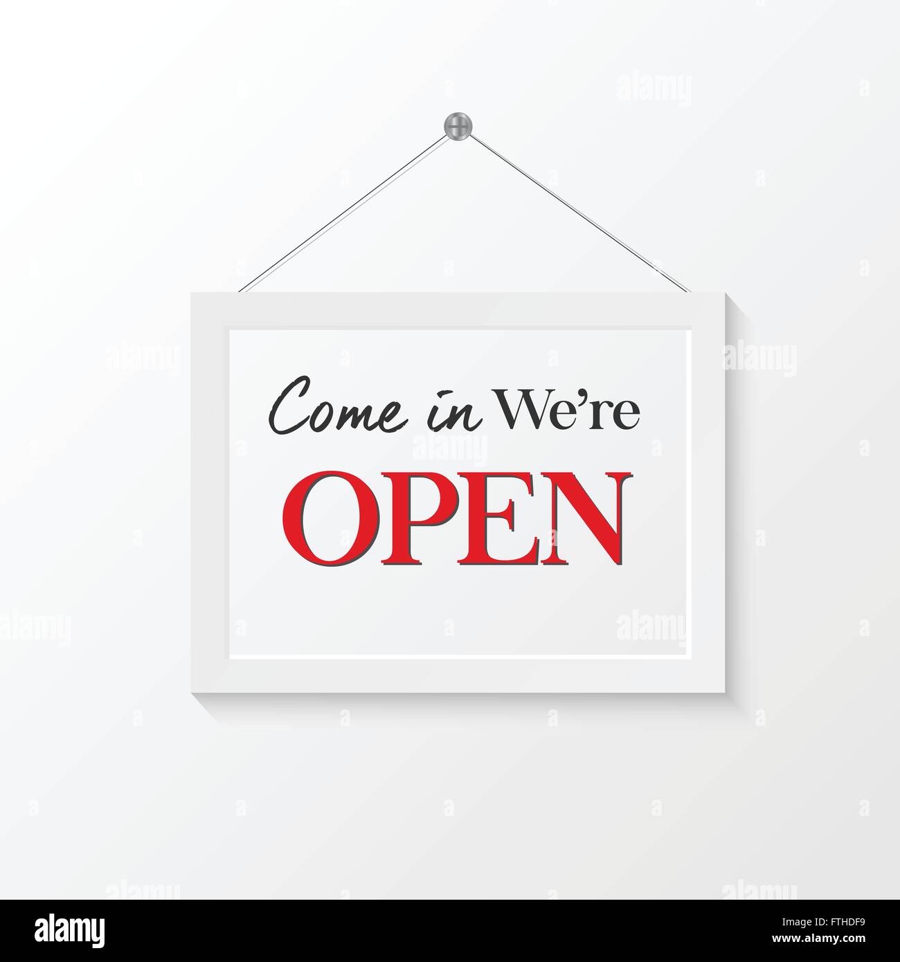 Hanging sign chain Stock Vector Images - Alamy