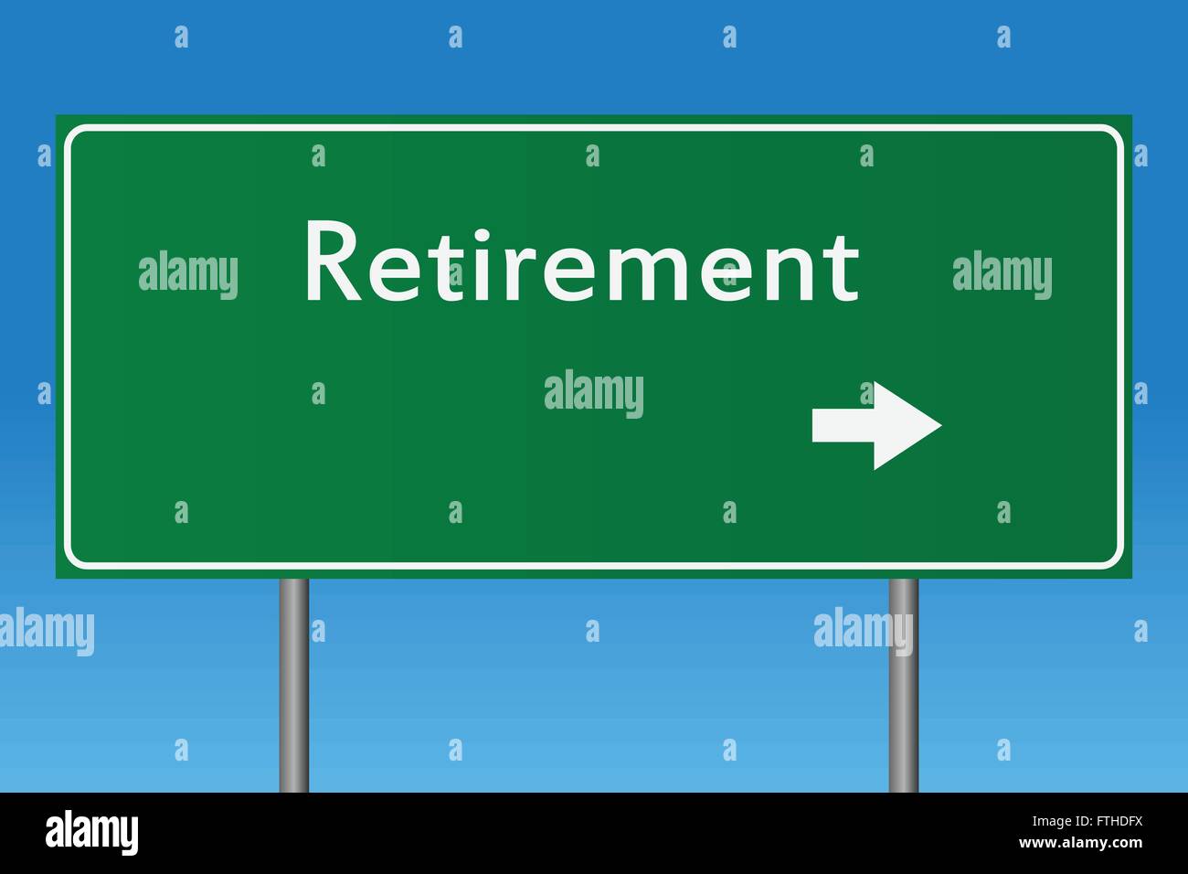 Retirement vector vectors hi-res stock photography and images - Alamy