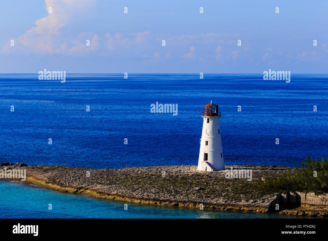 Lighthouse in the Bahamas Stock Photo - Alamy