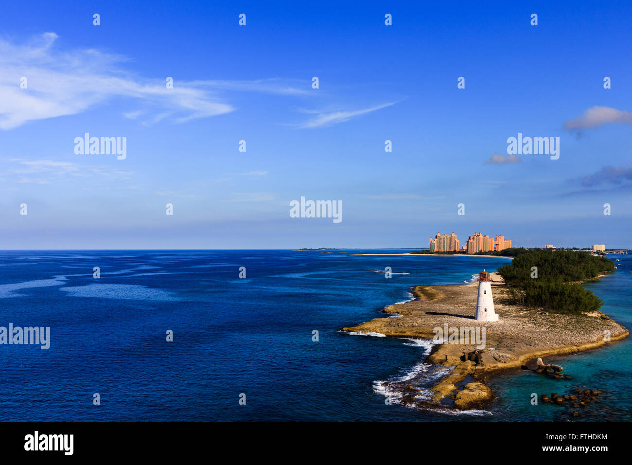 Lighthouse in the Bahamas Stock Photo - Alamy