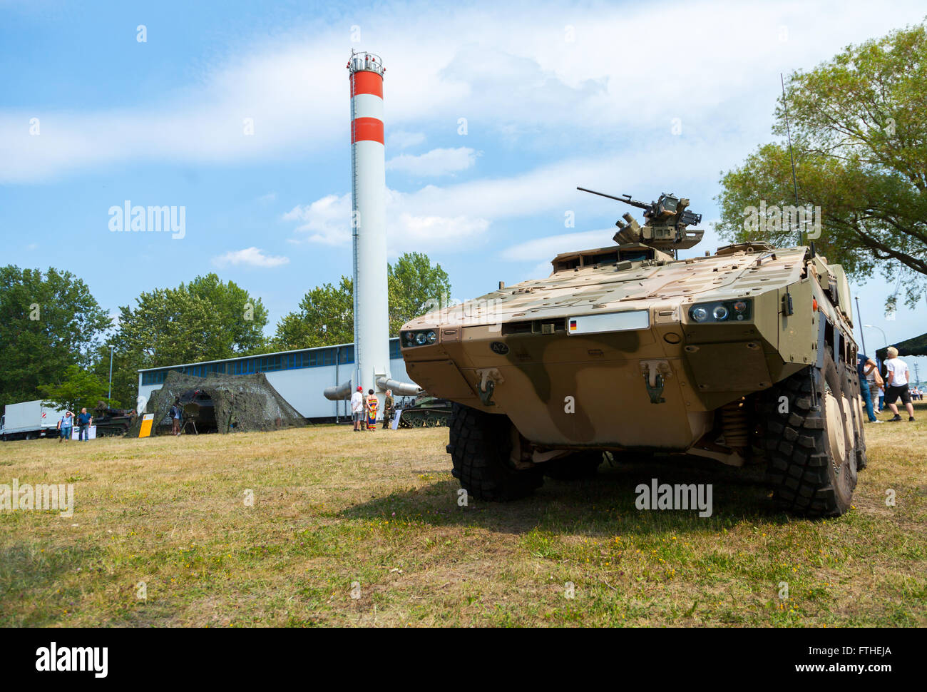 german armored personnel carrier gtk boxer Stock Photo - Alamy