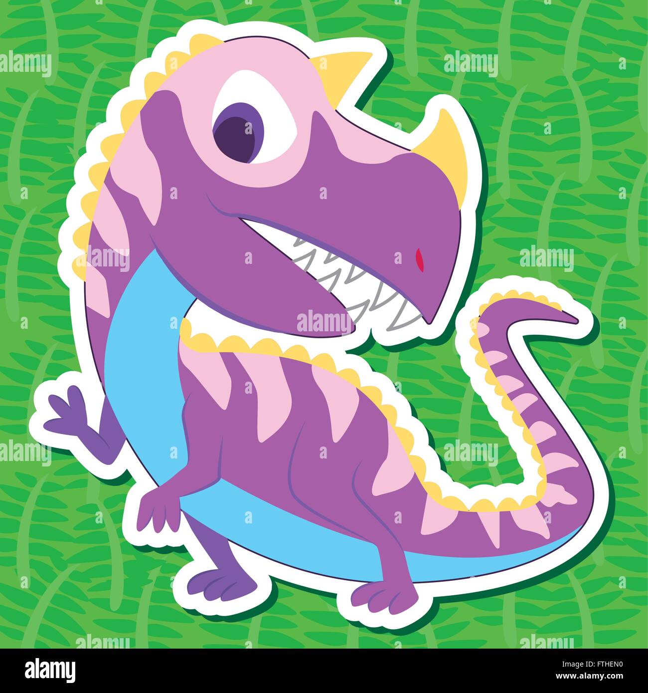 Ceratosaurus ceratosaurus Stock Vector Images - Alamy