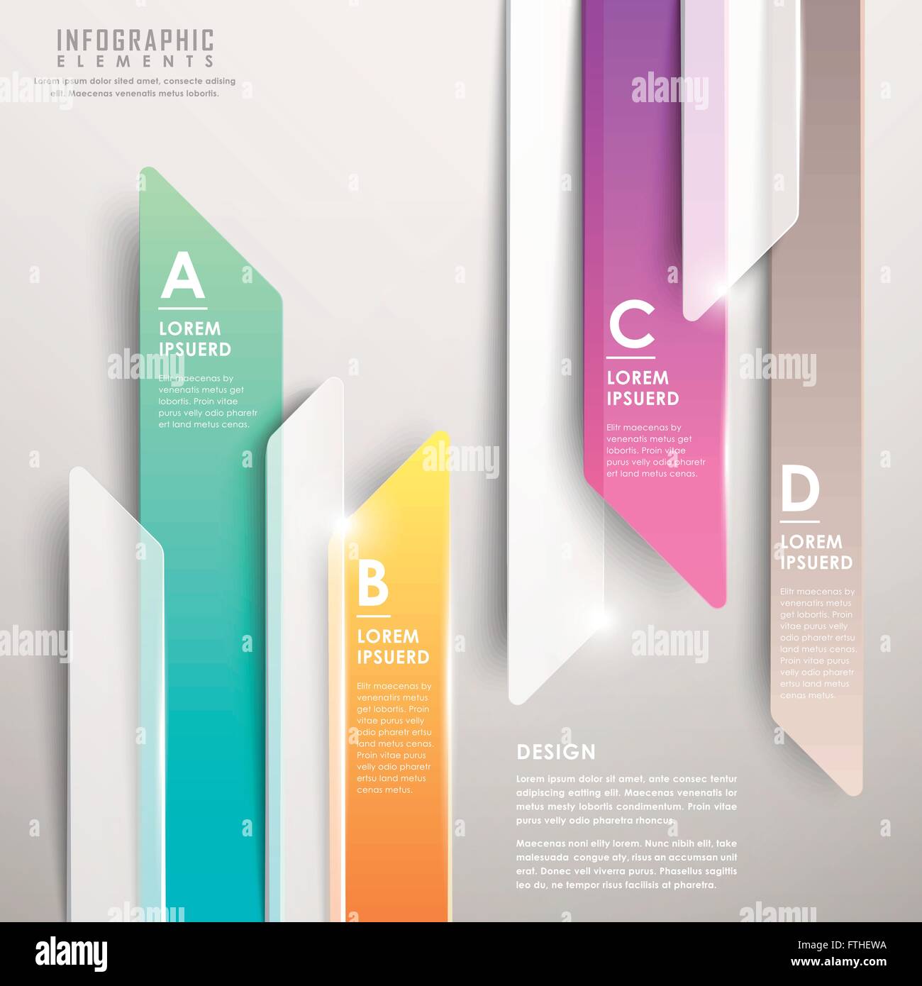 modern abstract translucent arrow bar chart infographic elements Stock ... modern abstract translucent arrow bar chart infographic elements Stock ...