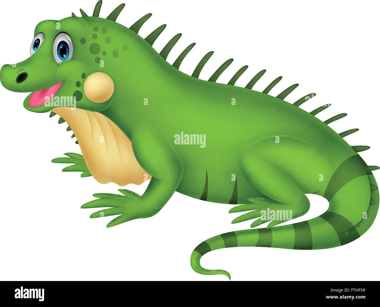 Cute iguana cartoon Stock Vector Image & Art - Alamy
