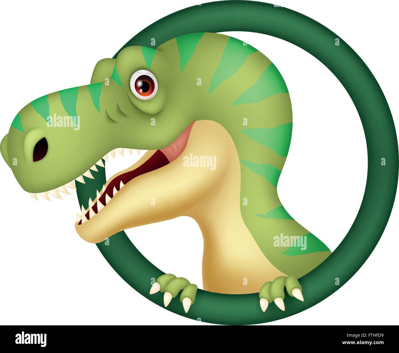 Dinosaur cartoon character Stock Vector Image & Art - Alamy