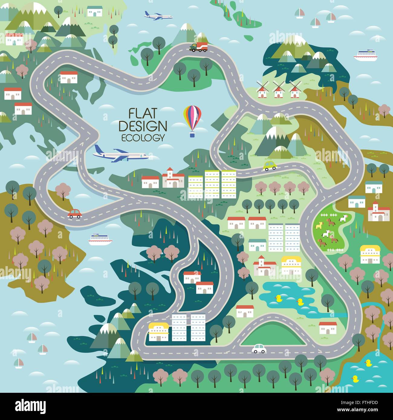 Top view clear water Stock Vector Images - Alamy