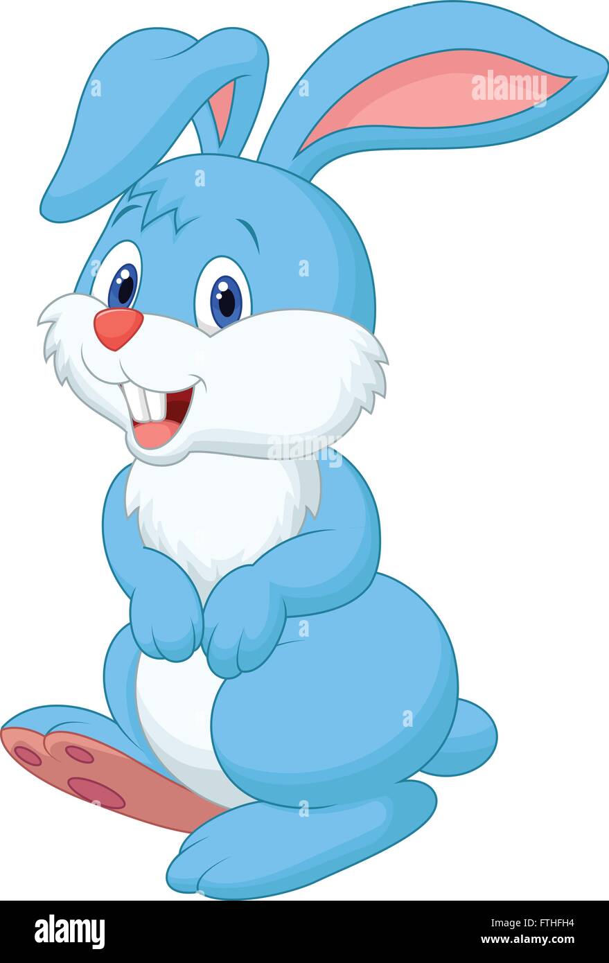 Cute rabbit cartoon Stock Vector Image & Art - Alamy