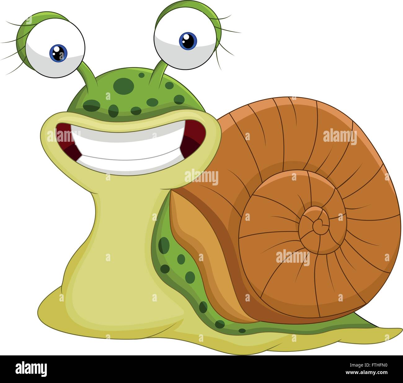 Cute snail cartoon Stock Vector Image & Art - Alamy