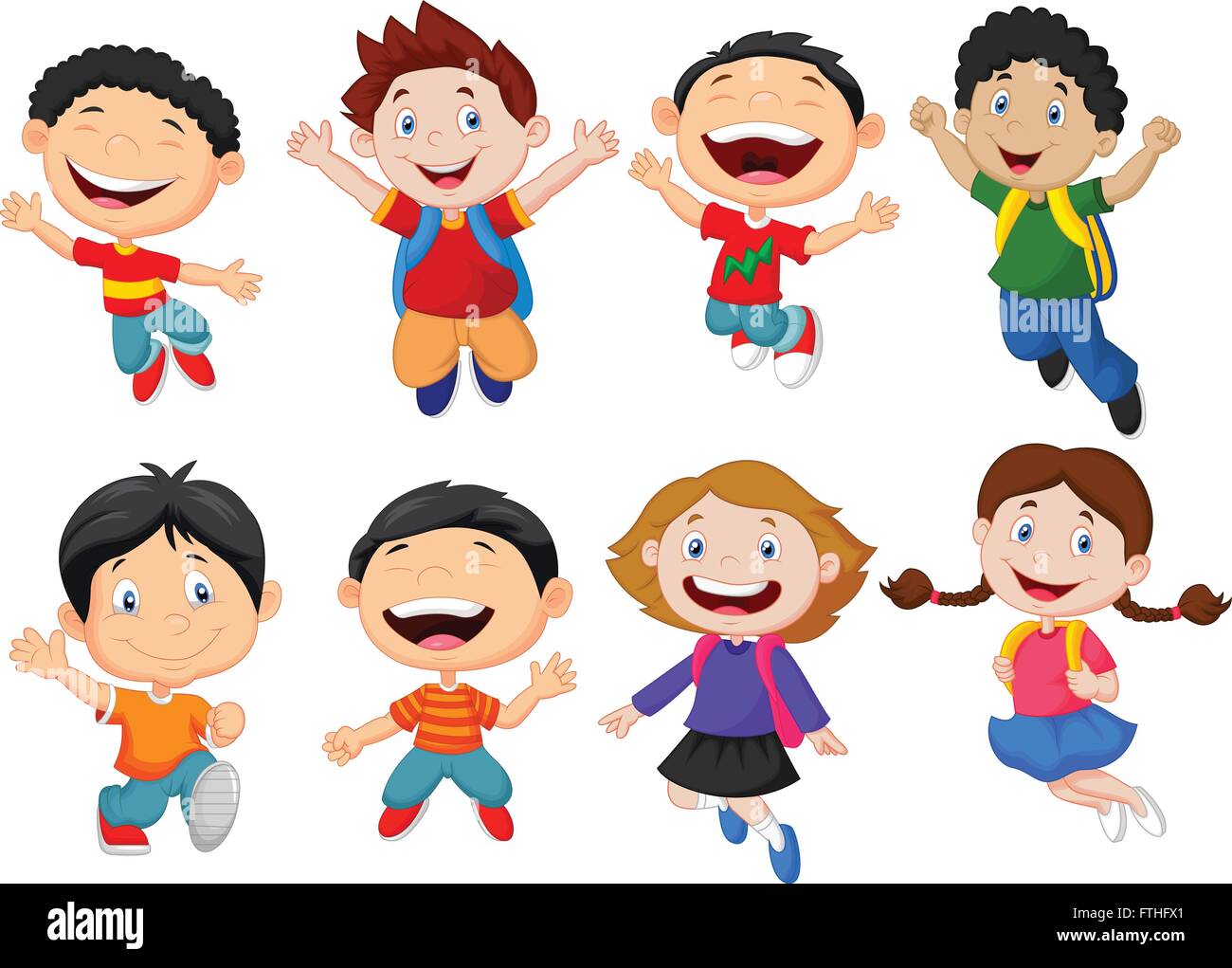 Play School Kids Clip Art
