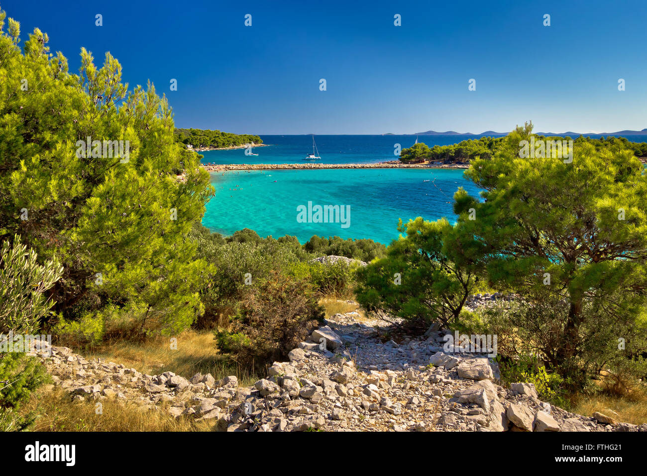 Murter croatia beach hi-res stock photography and images - Alamy