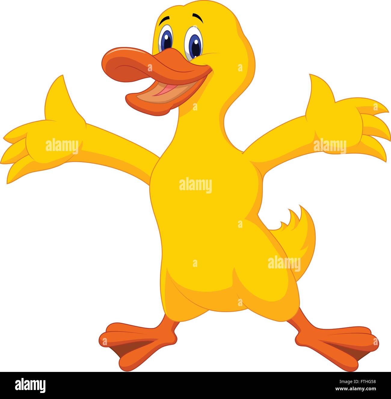 Cute duck cartoon Stock Vector Image & Art - Alamy