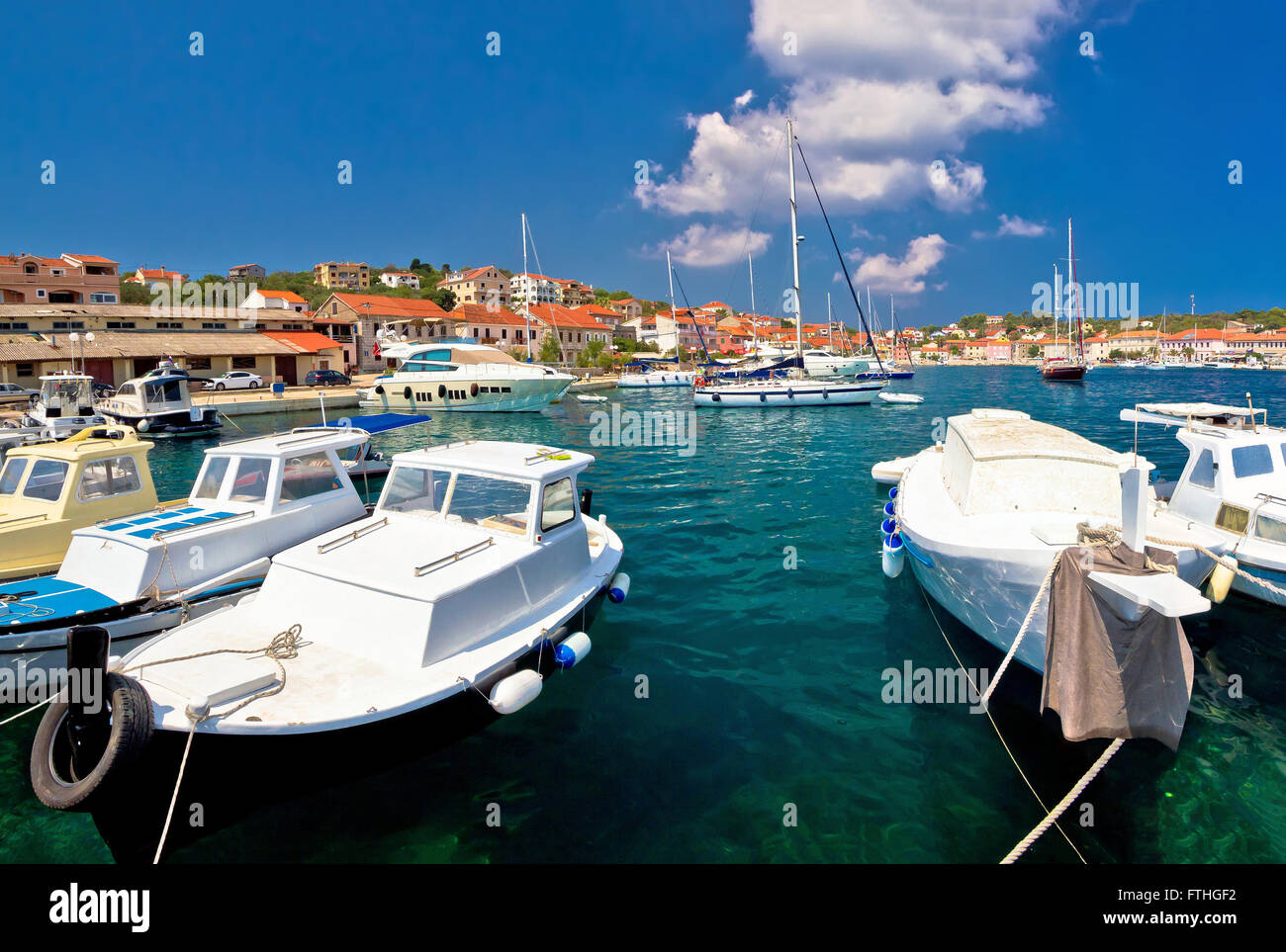 Turquoise coast of Dugi Otok island, village of Sali, Croatia Stock ...