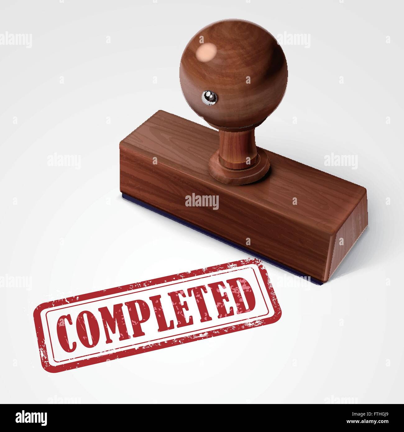 Completed stamp sign seal hi-res stock photography and images - Alamy