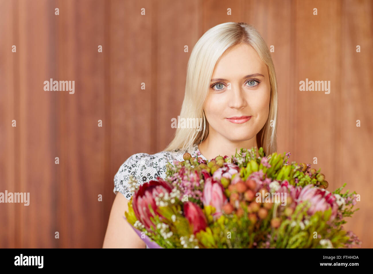 Holding protea flower hi-res stock photography and images - Alamy