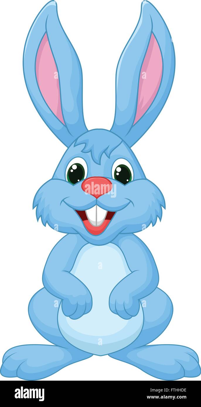 Cute rabbit cartoon Stock Vector Image & Art - Alamy
