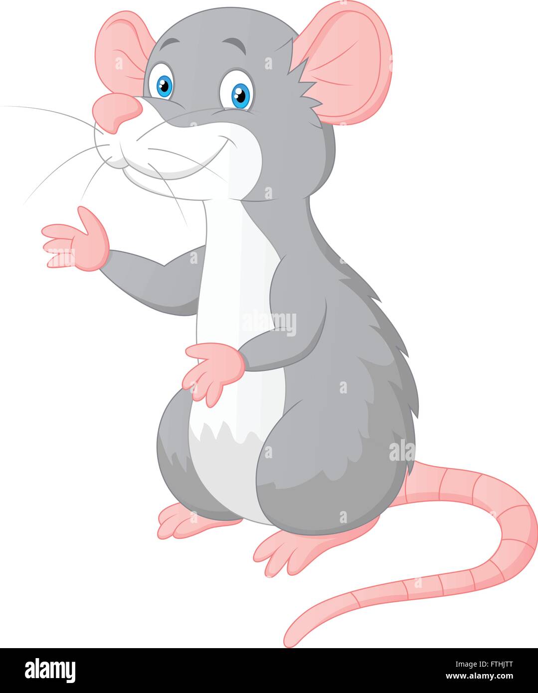 Cute mouse cartoon presenting Stock Vector Image & Art - Alamy