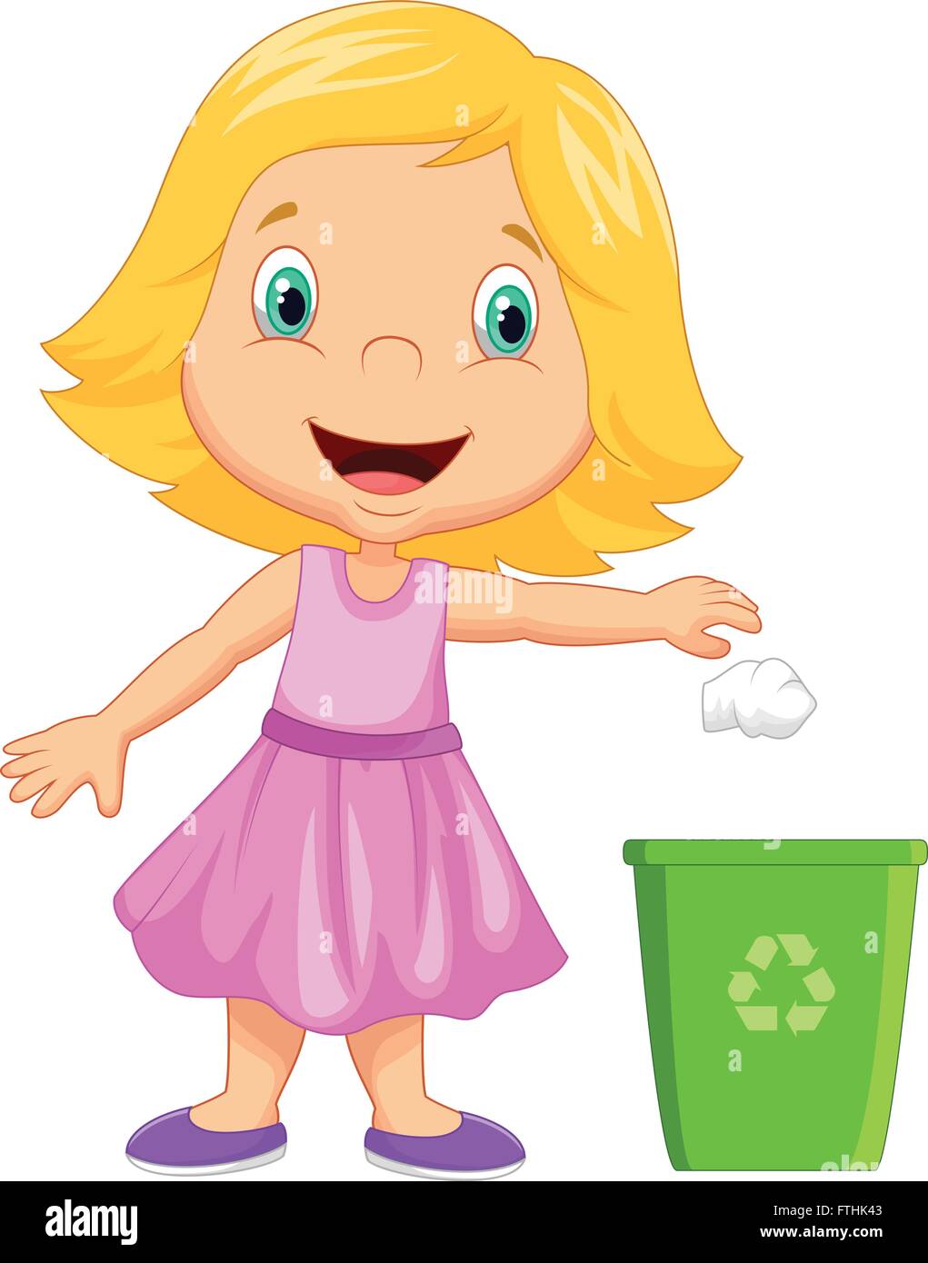 Child Throwing Rubbish Bin Stock Photos & Child Throwing Rubbish Bin ...
