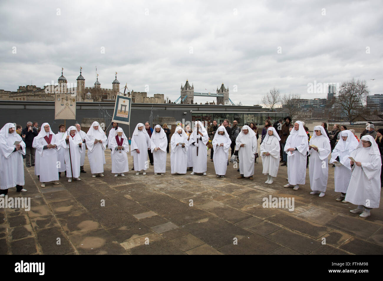 The Druid Order Spring Equinox ceremony held at Tower Hill Terrace in ...