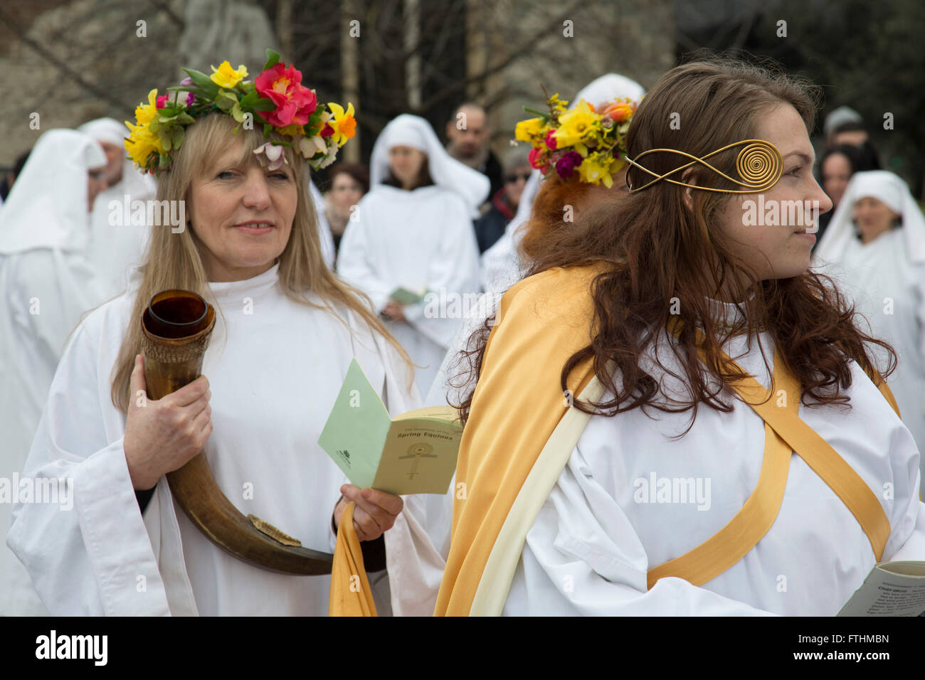 The Lady and Her Two Maids during The Druid Order Spring Equinox ...