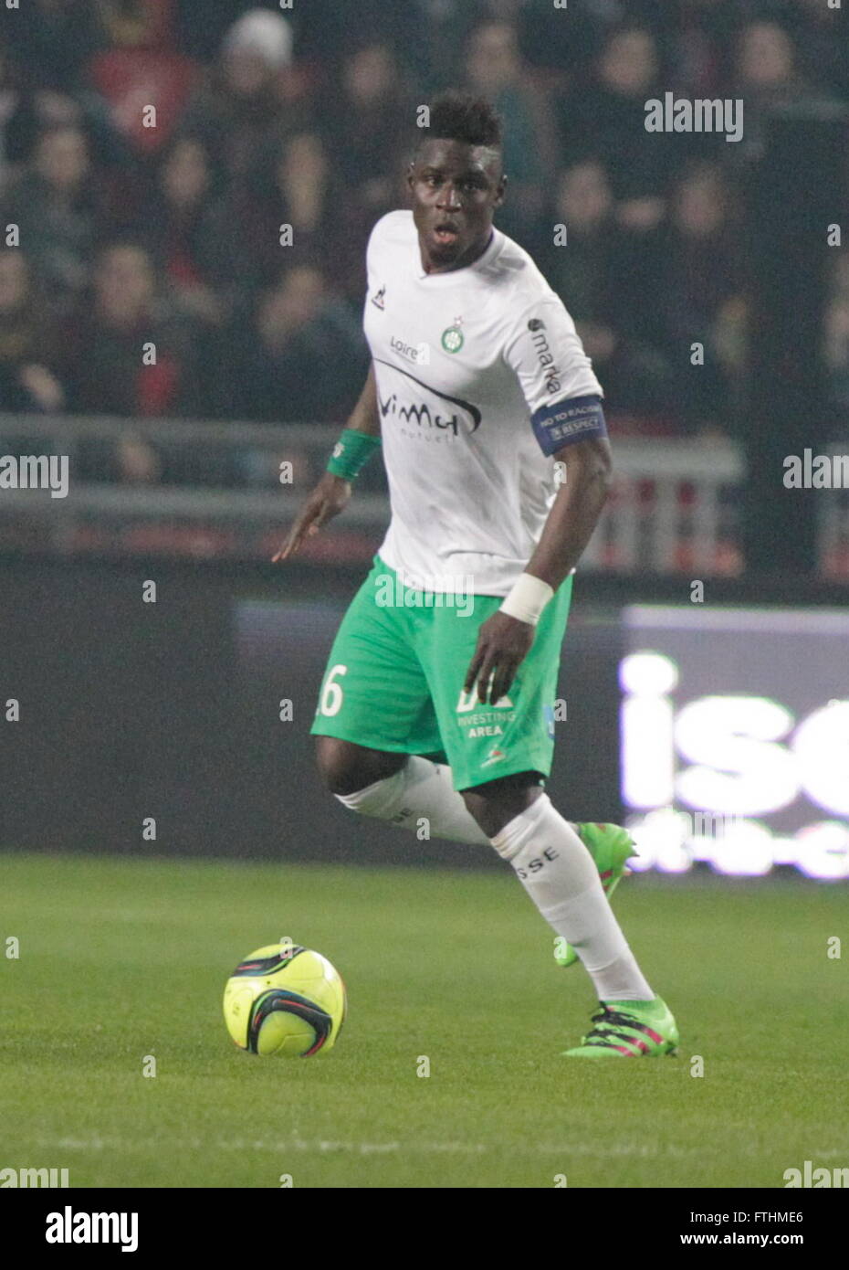 Moustapha Bayal Sall when one league match Stade Rennais - AS Saint ...