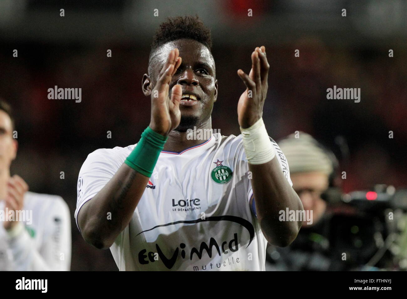 Moustapha Bayal Sall when one league match Stade Rennais - AS Saint ...