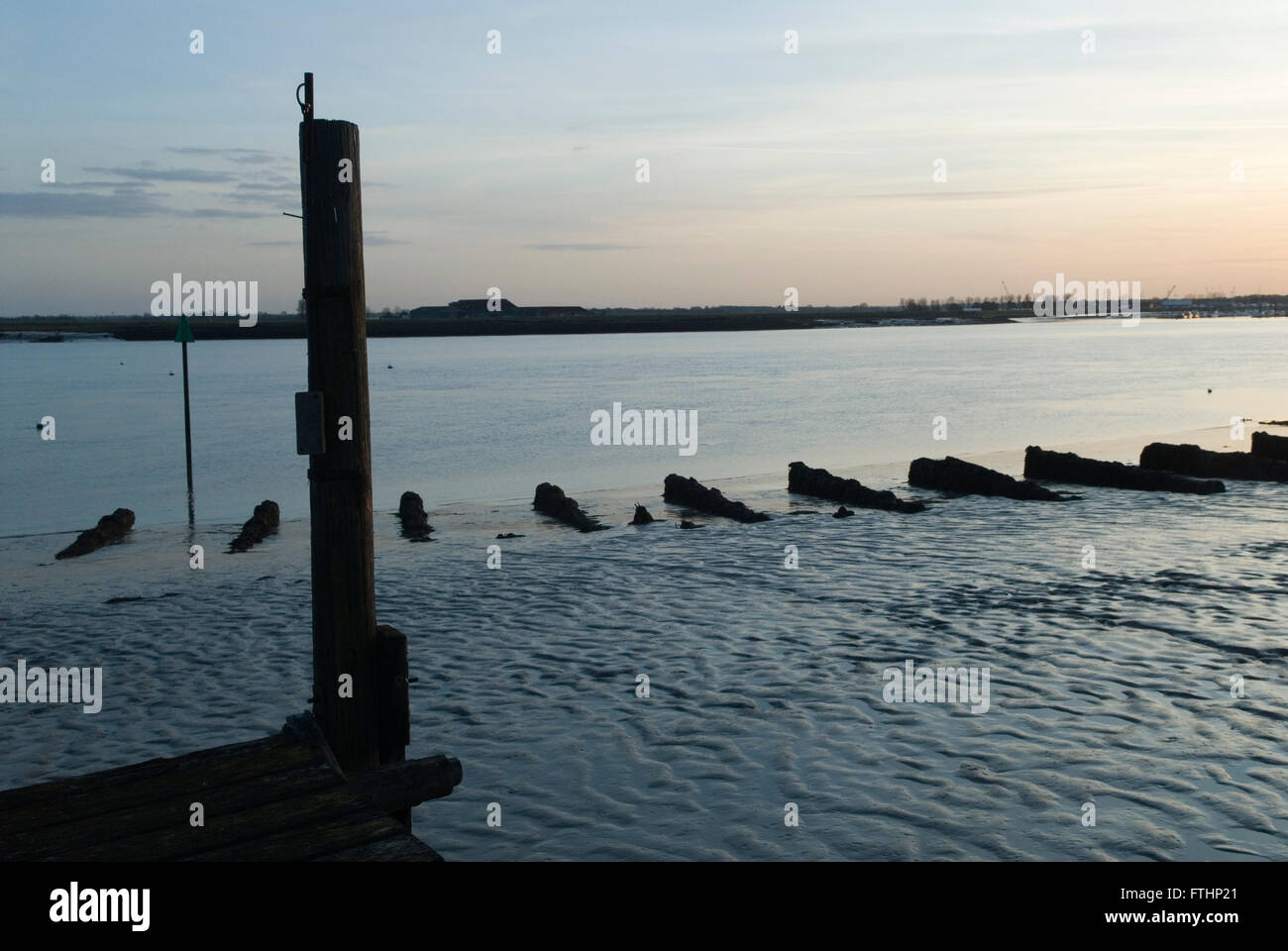 Burnham on Crouch, Essex, England 25th March 2016. River Crouch Estuary ...