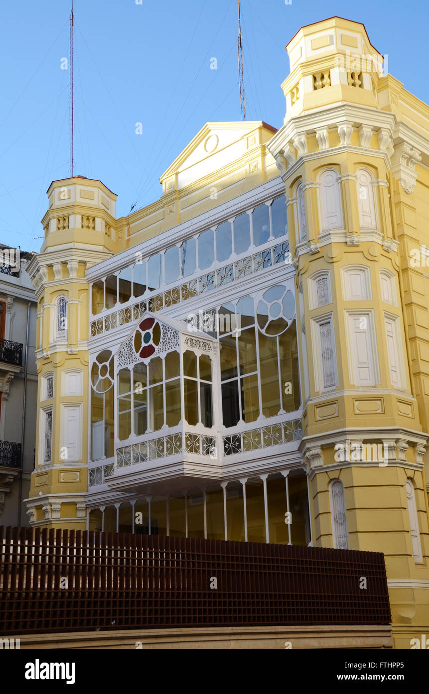 decorative architecture Valencia Spain Stock Photo - Alamy