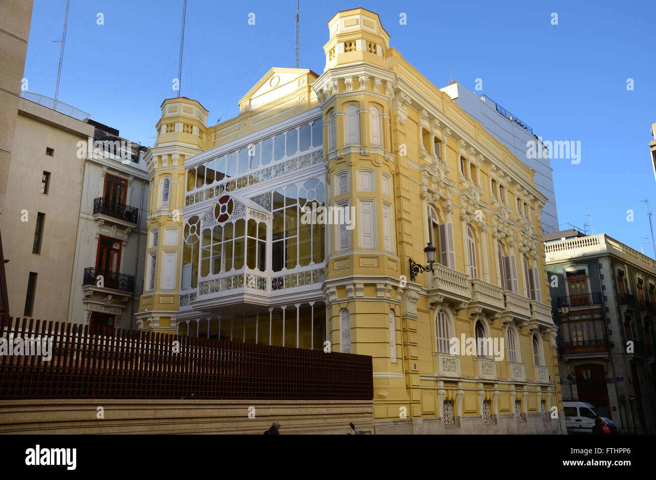 decorative architecture Valencia Spain Stock Photo - Alamy