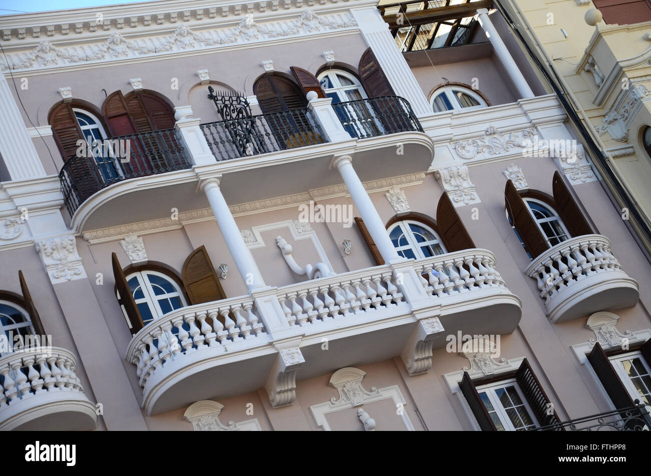 decorative architecture Valencia Spain Stock Photo - Alamy