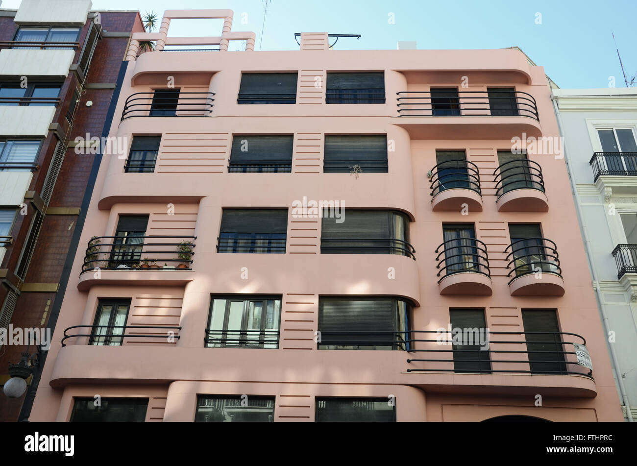 decorative architecture Valencia Spain Stock Photo - Alamy