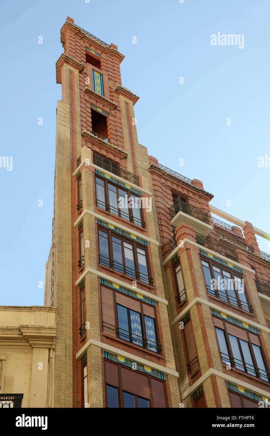 decorative architecture Valencia Spain Stock Photo - Alamy