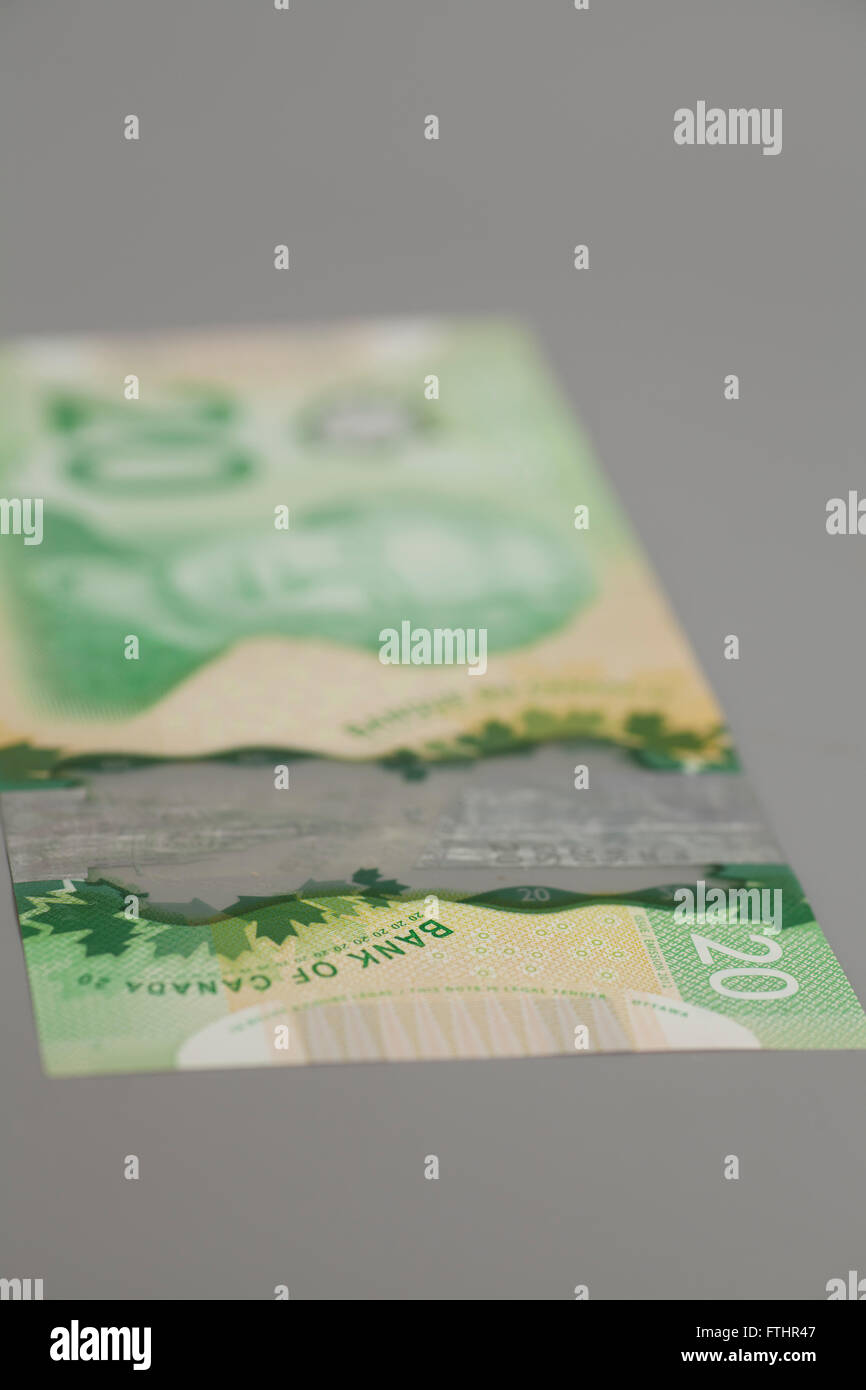 Canadian polymer banknotes hi-res stock photography and images - Alamy