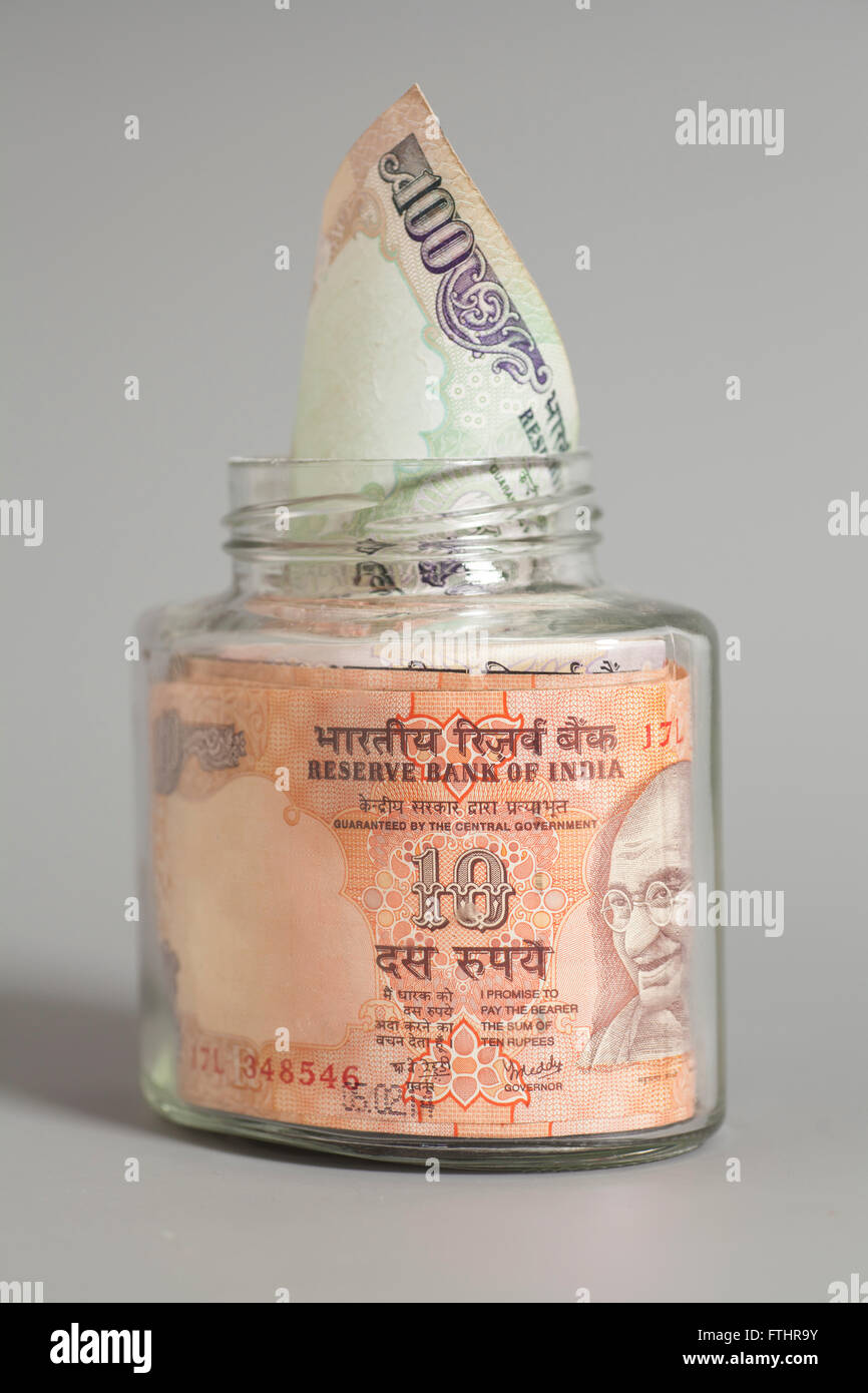 Indian rupee currency note sign hi-res stock photography and images - Alamy
